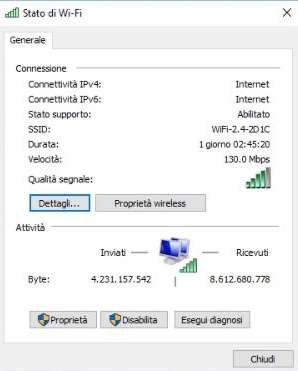 Come trovare la chiave di sicurezza Wi-Fi in Windows 10.